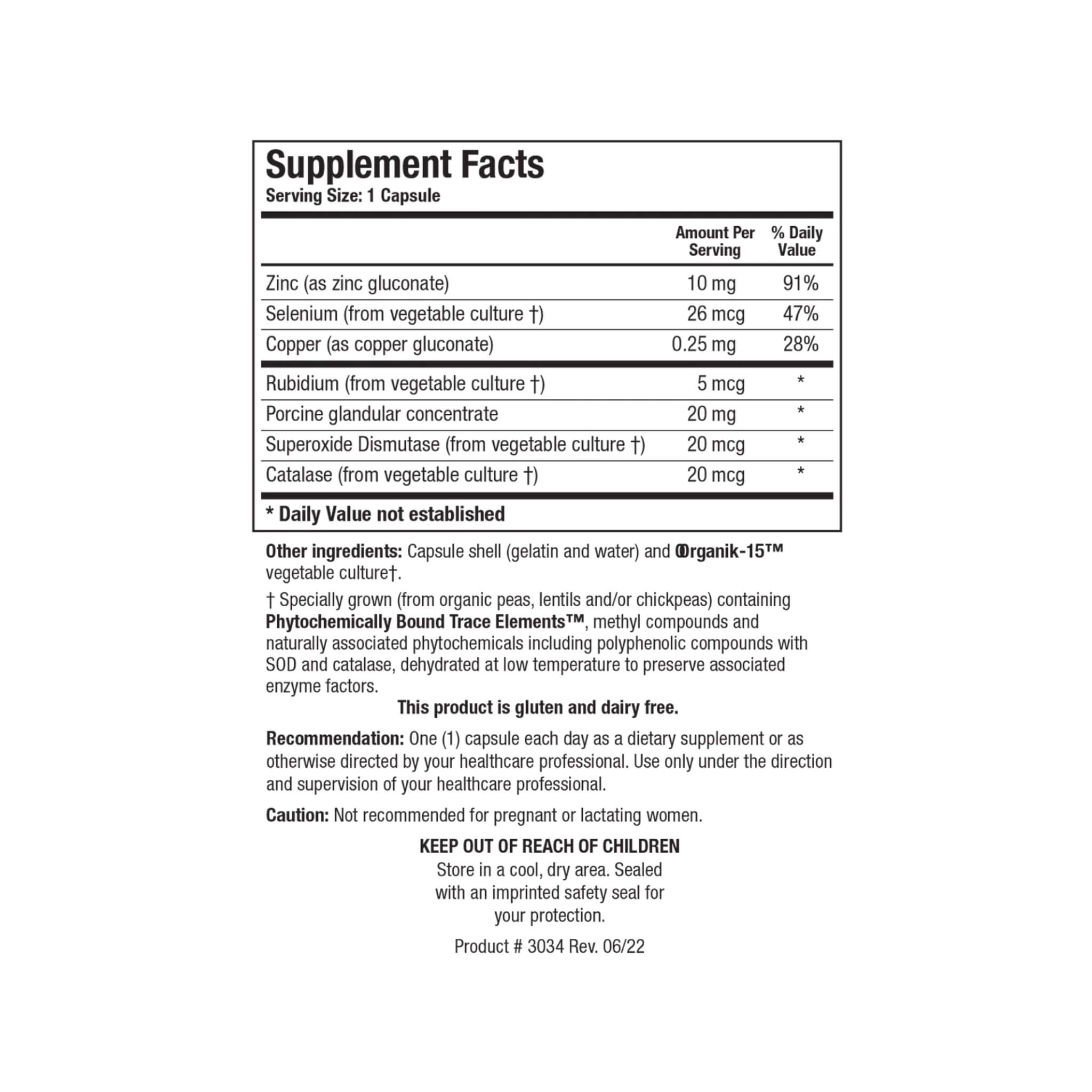 GTA‑Forte II – 90 Capsules by Biotics Research – Revive Nutrients