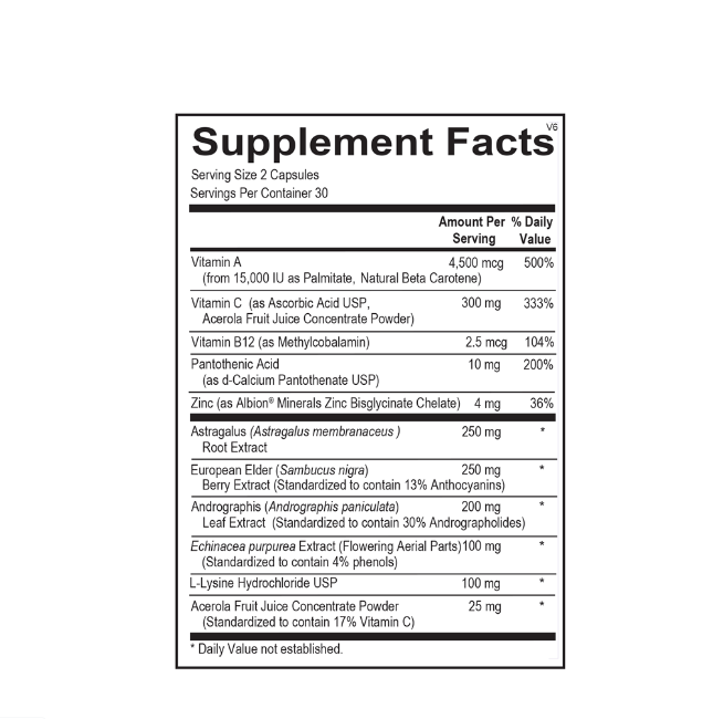 Viracid (60 Capsules) by Ortho Molecular Products – Revive Nutrients